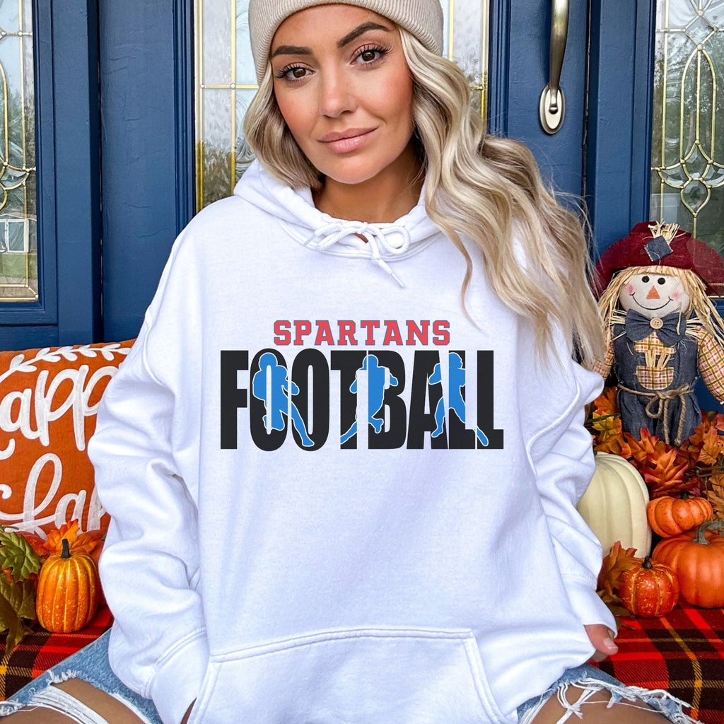 SPARTANS | FOOTBALL | SPIRIT WEAR | #4 – Peanut Butter Baby Designs